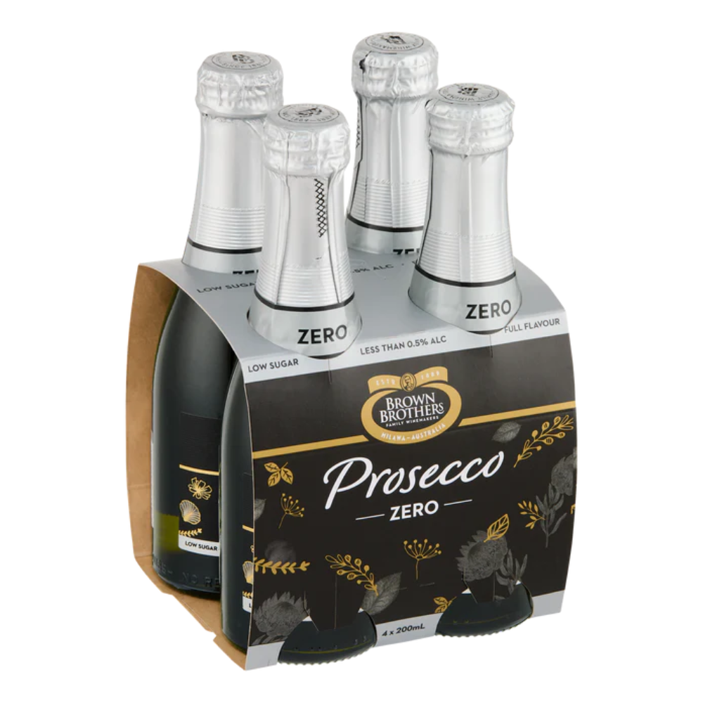 Brown Brothers Prosecco Zero Piccolo 200ml – Free Spirit Drink Co