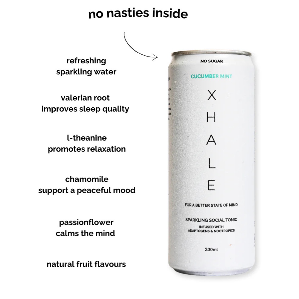 XHALE functional Cucumber Mint – Free Spirit Drink Co